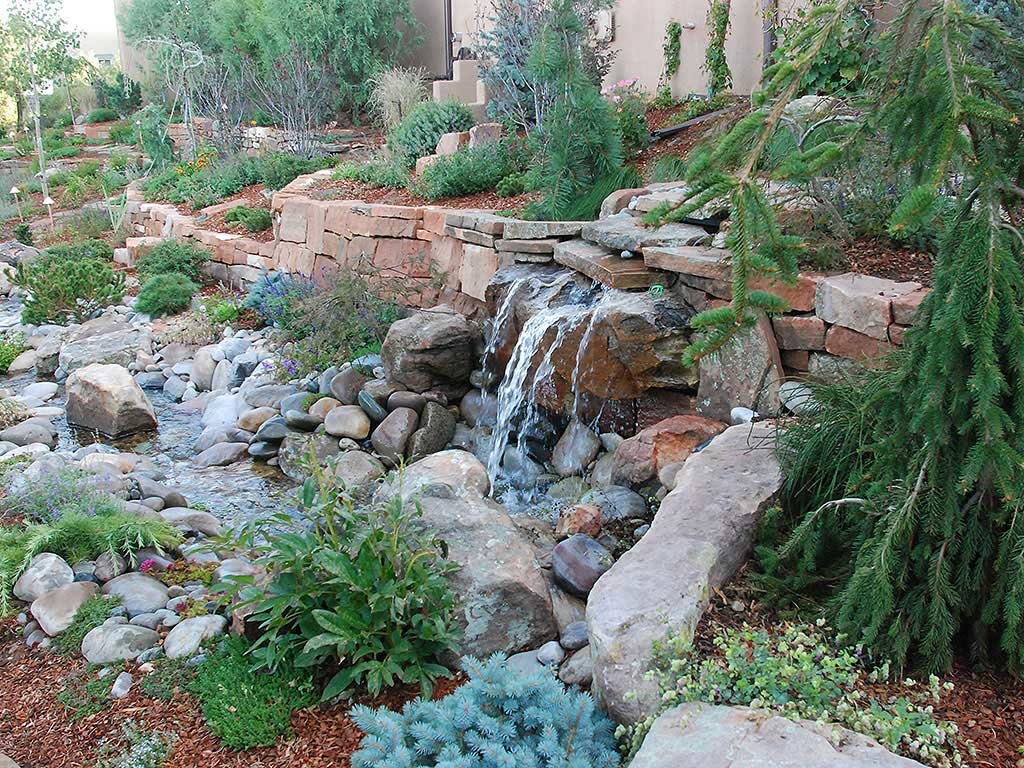 Water Gardens in Santa Fe - McCumber Fine Gardens