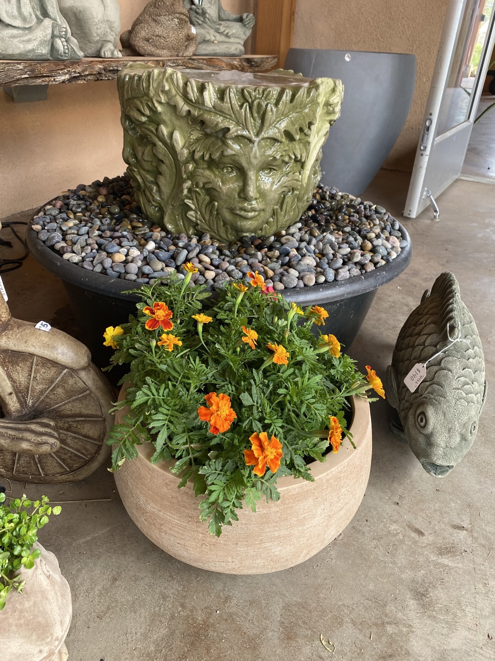 Sylvan Face Fountain - McCumber Fine Gardens