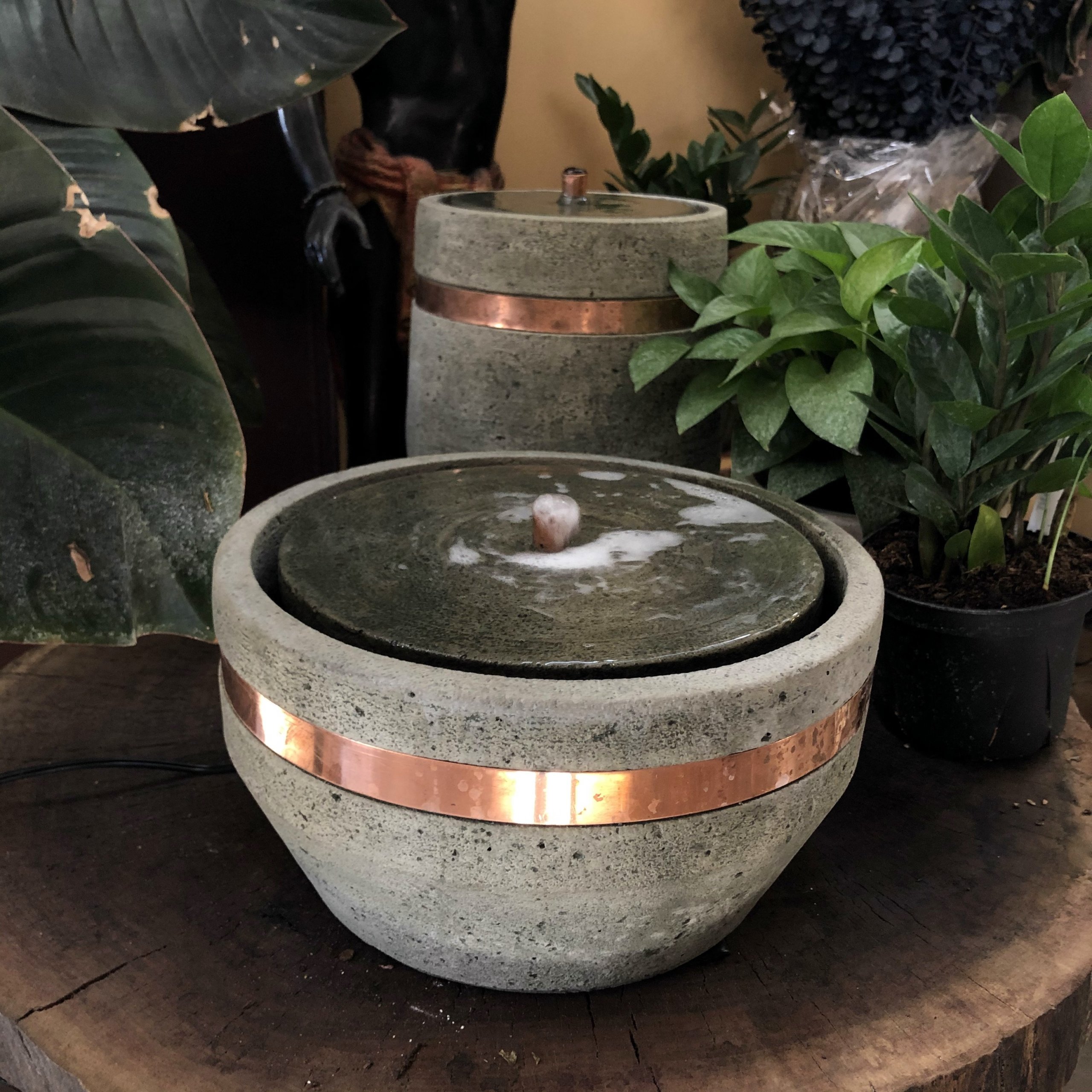 Campania Mini Bevel Fountain - McCumber Fine Gardens