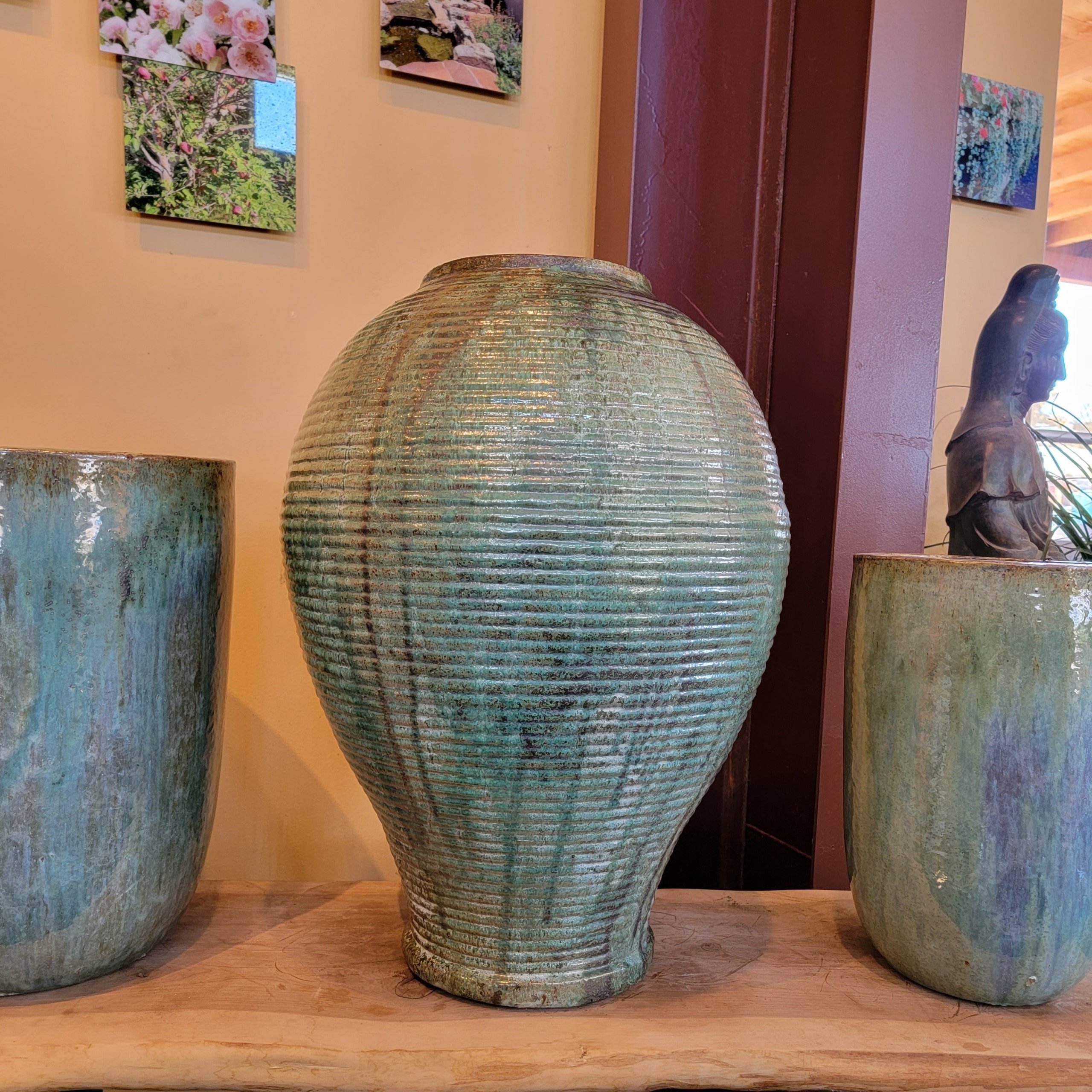 Anamese Egg Jar - McCumber Fine Gardens