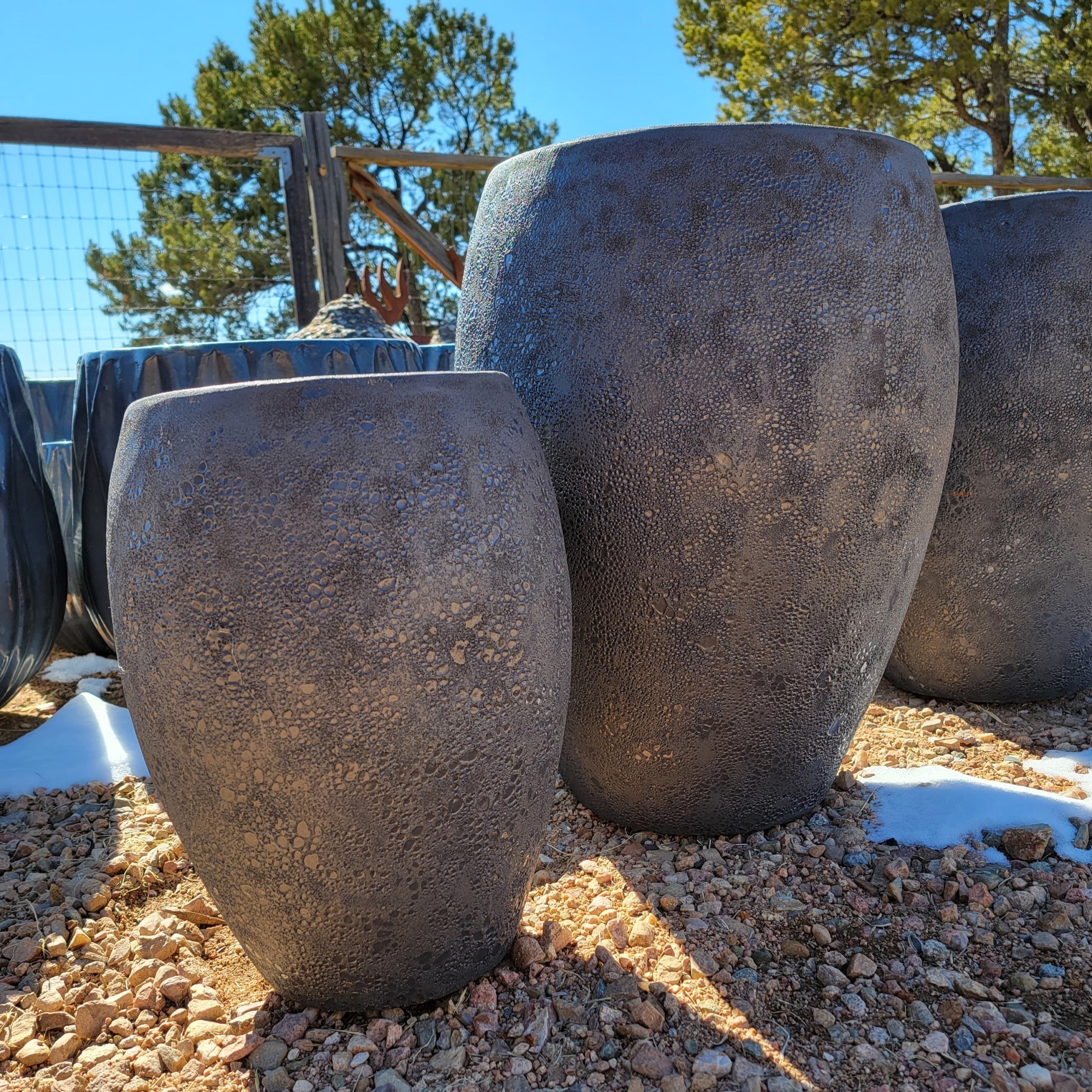 Campania Jardim Planter - Volcanic Coral - McCumber Fine Gardens