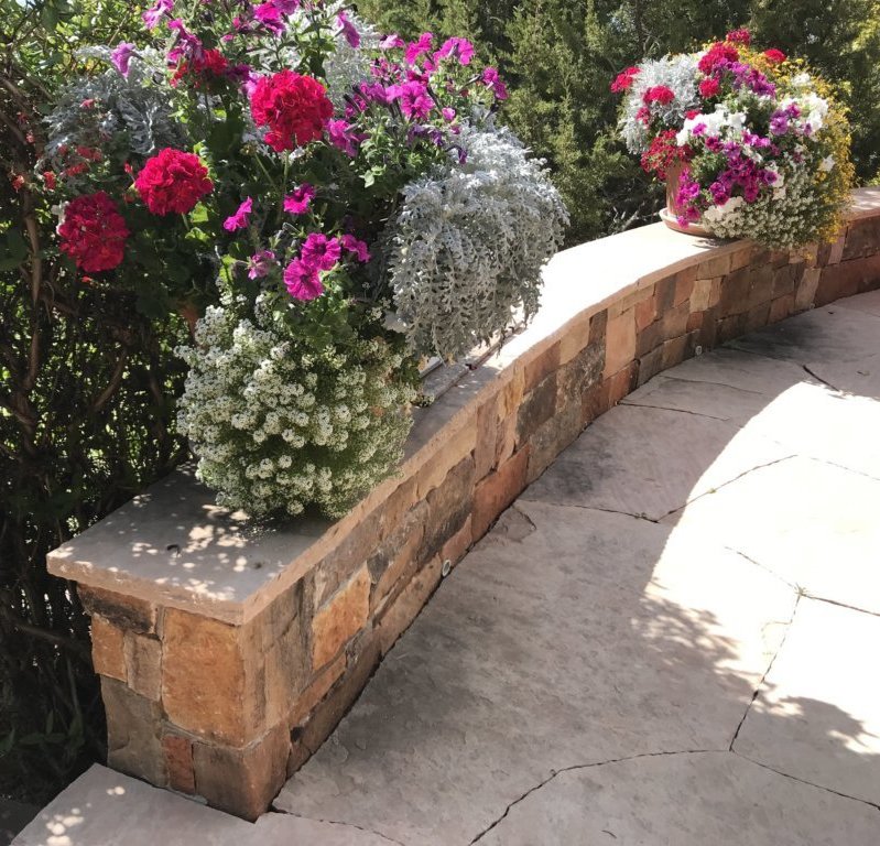 Container Gardens in Santa Fe - McCumber Fine Gardens